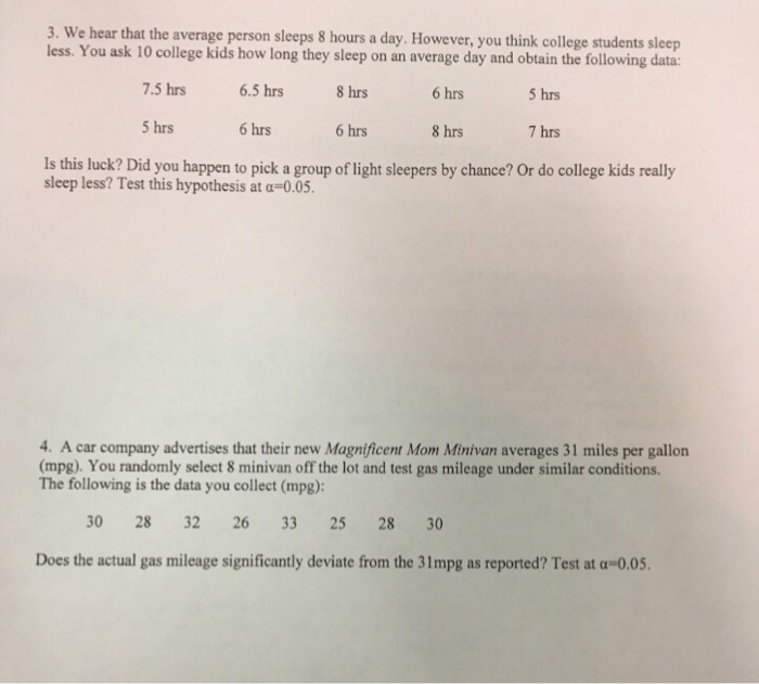 Solved Hypothesis Testing Examples Step 1: Set the Null and | Chegg.com