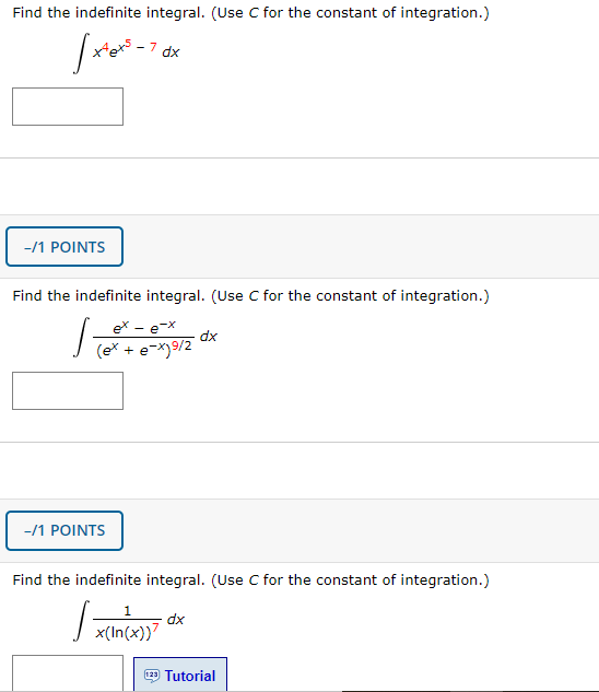 Solved Find the indefinite integral. (Use C for the constant | Chegg.com