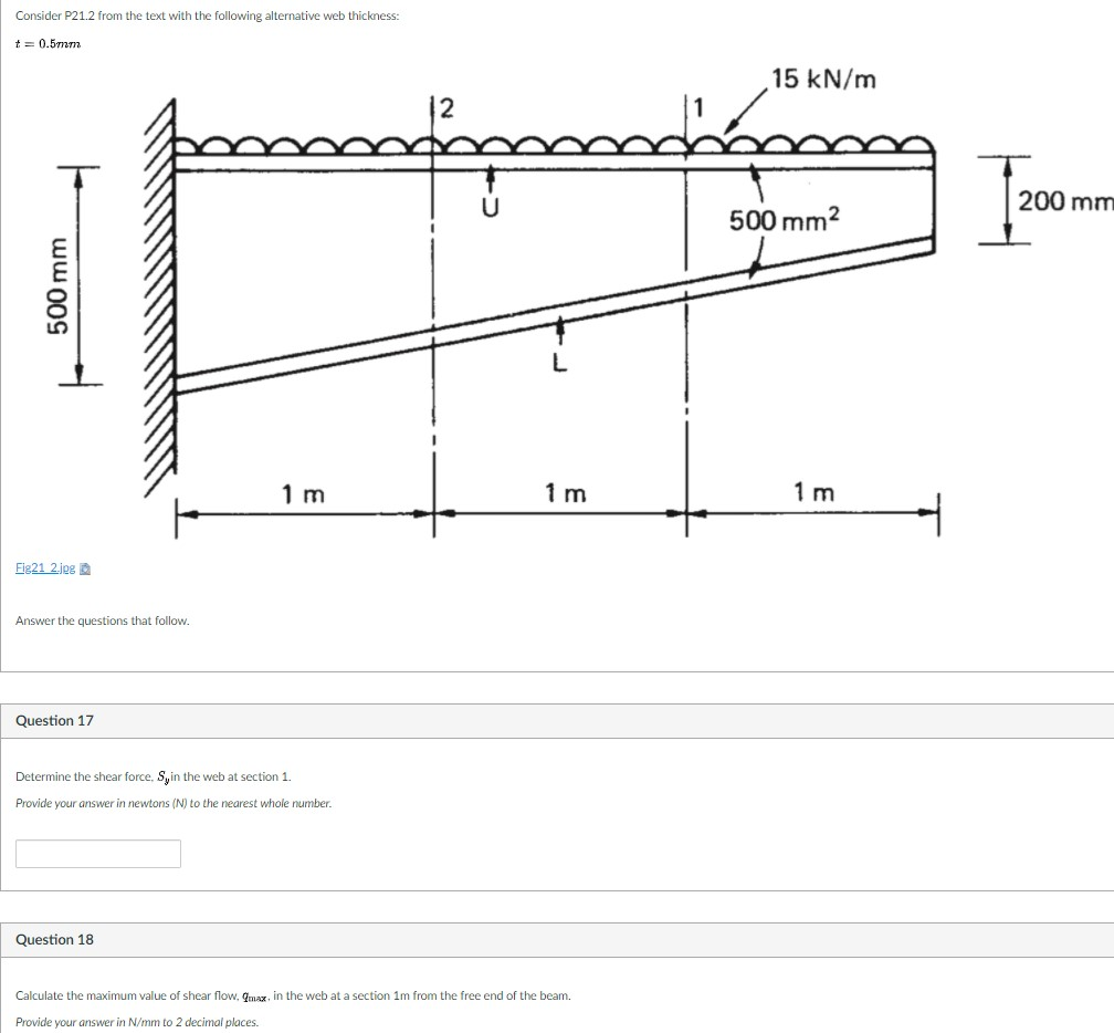 Solved 17 is part A, and 18 is part B to the problem please | Chegg.com