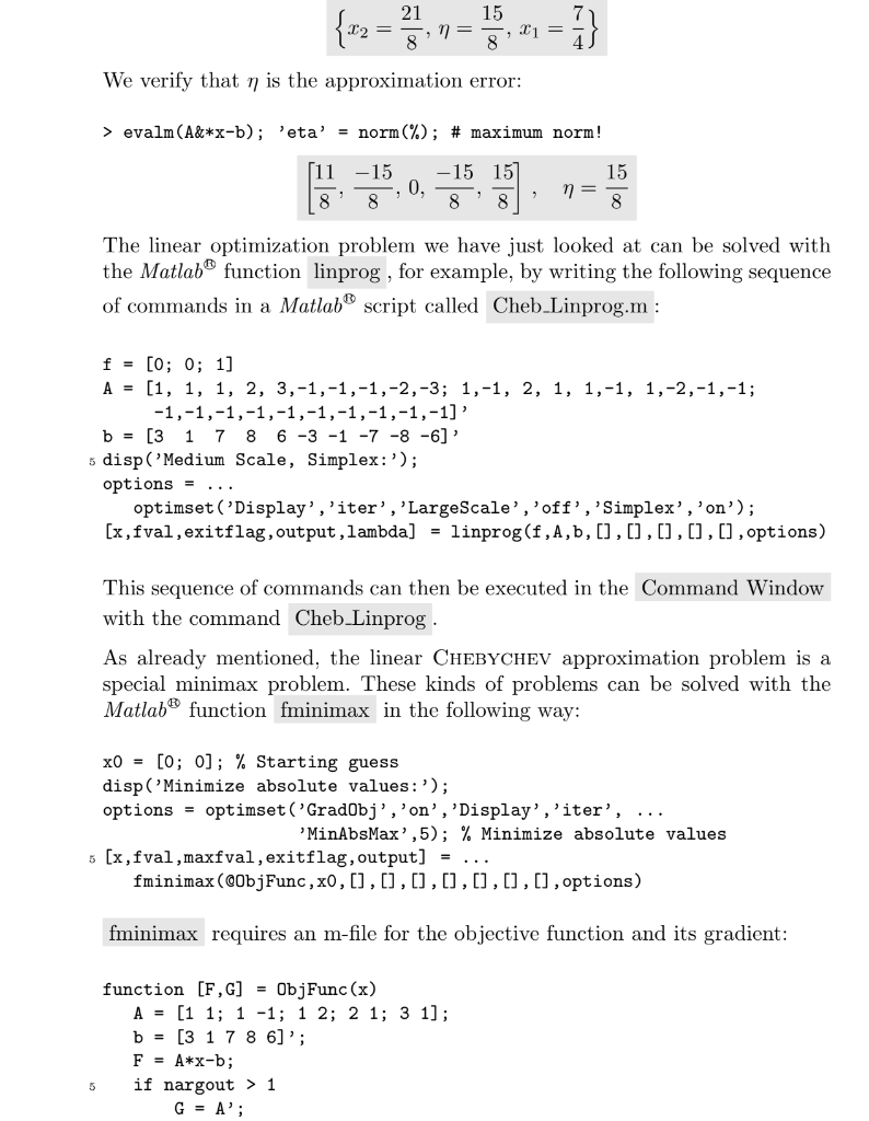 Consider The Following Overdetermined System Of