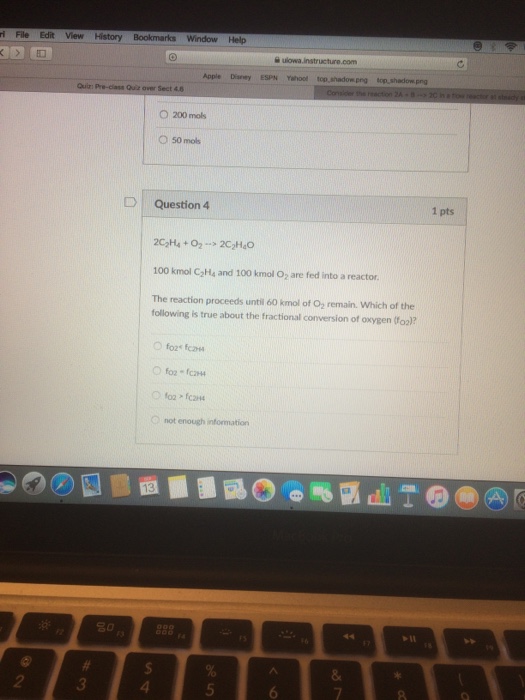 Solved ! Question 2 1 pts Consider the reaction 2A+ B-> 2C | Chegg.com