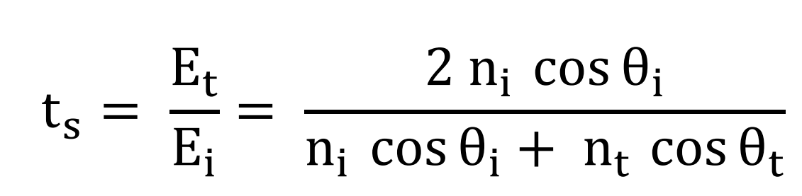 Solved Use Snells Law To Show That The Fresnel Equation 