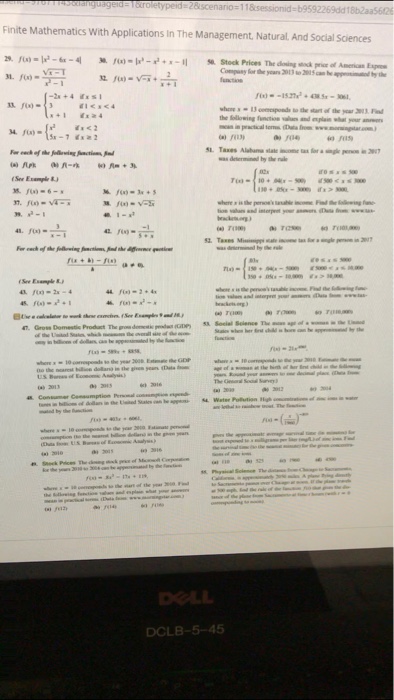 Solved naio- Finite Mathematics with Applications in The | Chegg.com