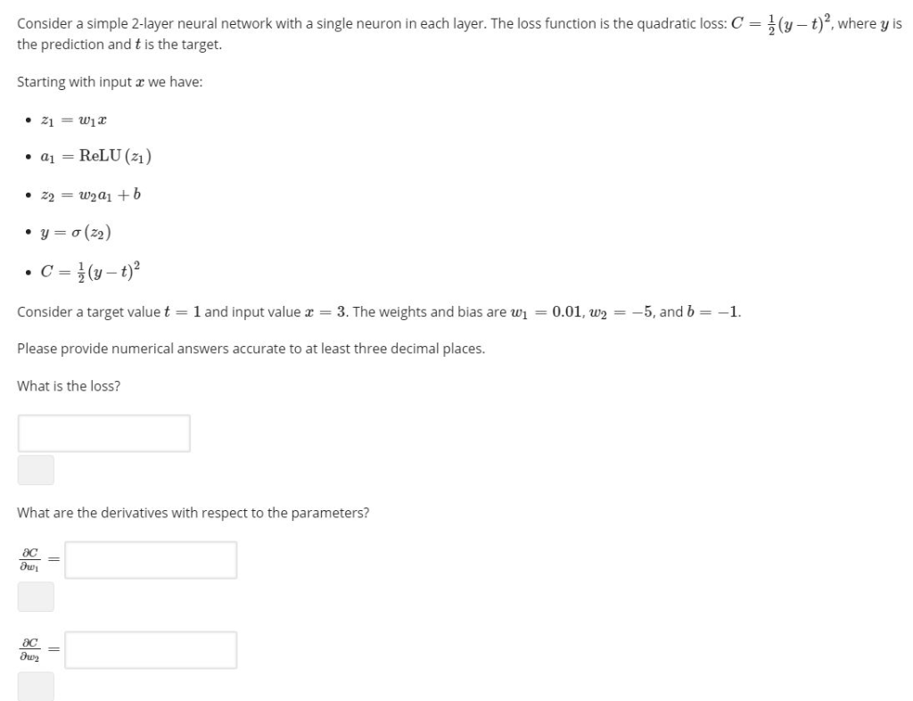 Solved 3 Backpropagation One Key Steps Training Multi Layer Neural Networks Stochastic 