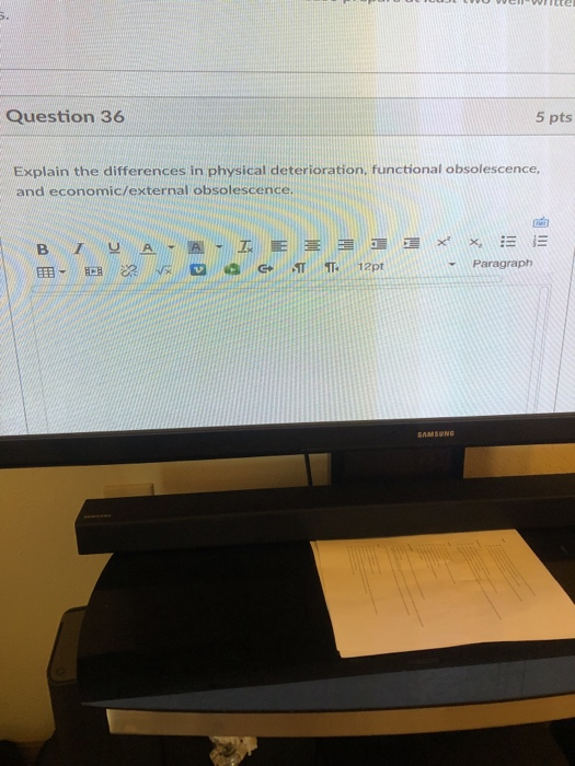 Solved Question 36 5 pts Explain the differences in physical | Chegg.com