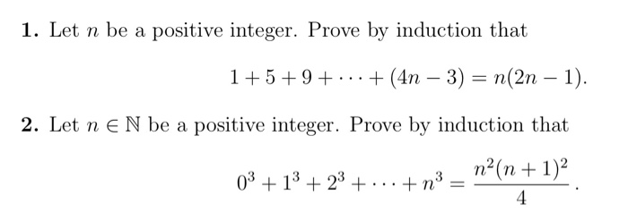 Solved Discrete math problem: Let n be a positive integer. | Chegg.com