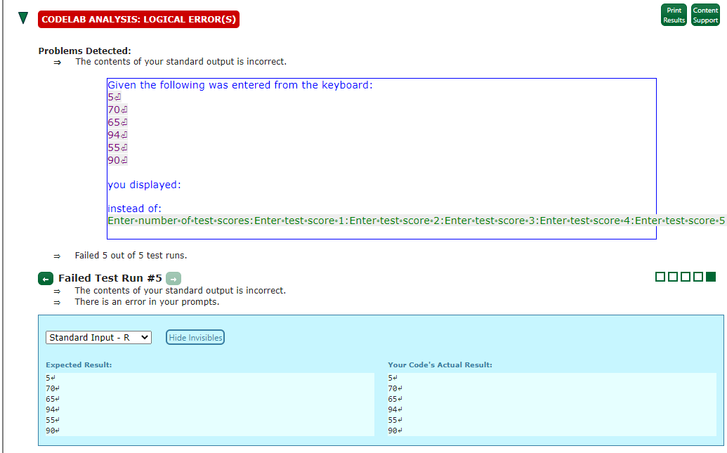 Solved Write A Class Named Testscores The Class Constructor