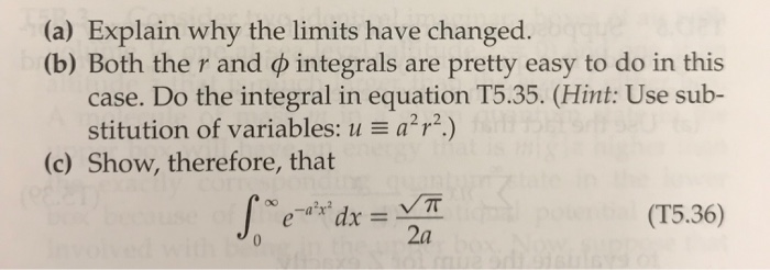 Solved T5D.2 (Requires knowing some multivariable calculus.) | Chegg.com