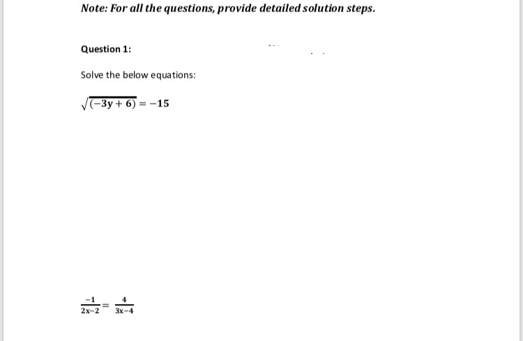 Solved Note: For all the questions, provide detailed | Chegg.com
