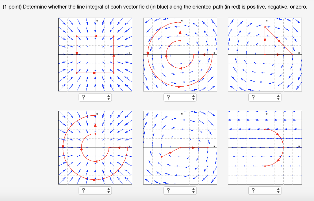 Solved (1 point) Determine whether the line integral of each | Chegg.com Solved (1 point) Determine whether the line integral of each | Chegg.com