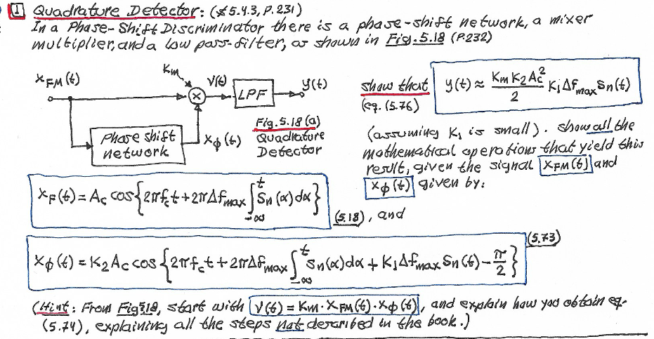 Solved 1] Quadrature Detector 5 4 3 0 231 In A Phase