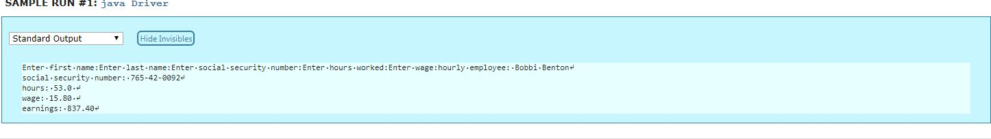 Solved Create an HourlyEmployee class that inherits | Chegg.com