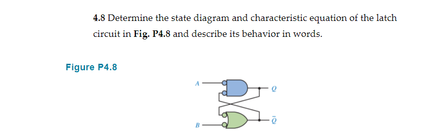 Solved Determine the state diagram and characteristic | Chegg.com