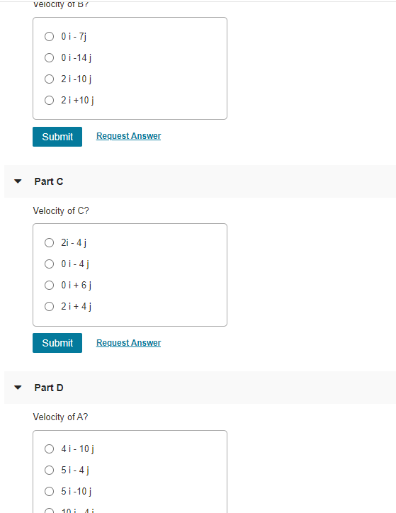 Solved Part A w = 2 rad/s 5 in. С B 0 2 in. А 16_PROB_086 | Chegg.com