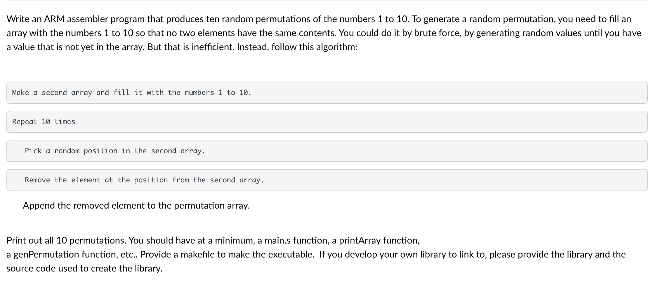 Solved Write an ARM assembler program that produces ten | Chegg.com Solved Write an ARM assembler program that produces ten | Chegg.com