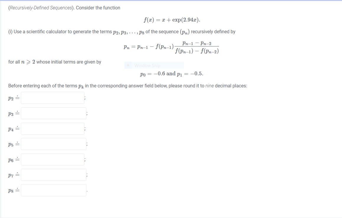 Solved (Recursively-Defined Sequences). Consider the | Chegg.com