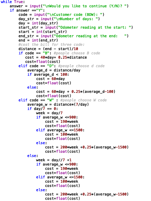 The Program Will Compute And Display Information For