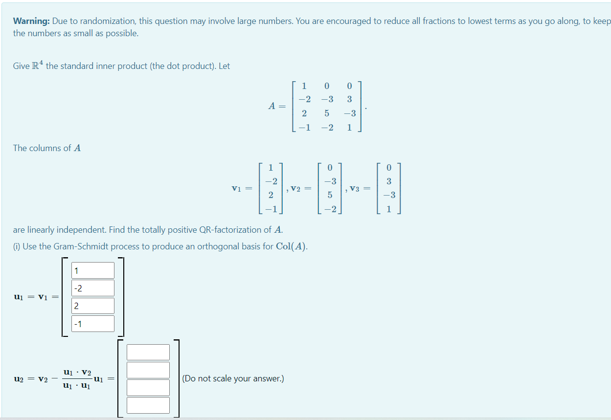 Solved Warning: Due to randomization, this question may | Chegg.com