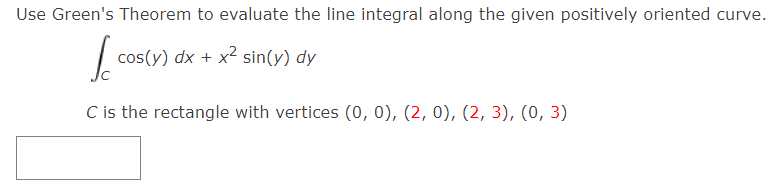 Solved Use Green's Theorem to evaluate the line integral | Chegg.com