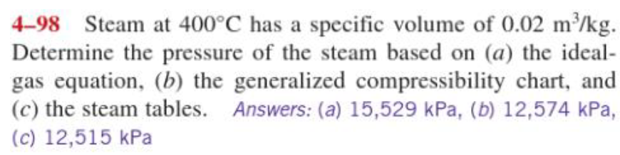 Solved I need help reading the compressibility table for | Chegg.com
