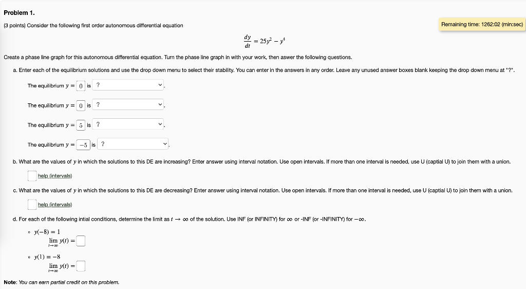 Solved Problem 1. (3 points) Consider the following first | Chegg.com