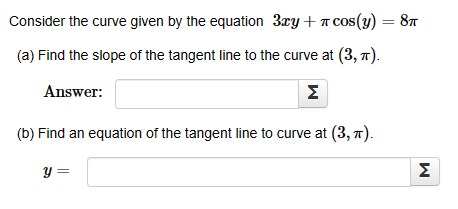 Solved Consider the curve given by the equation | Chegg.com