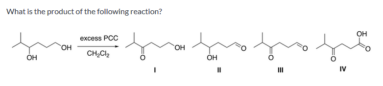 Solved What is the product of the following reaction? excess | Chegg.com
