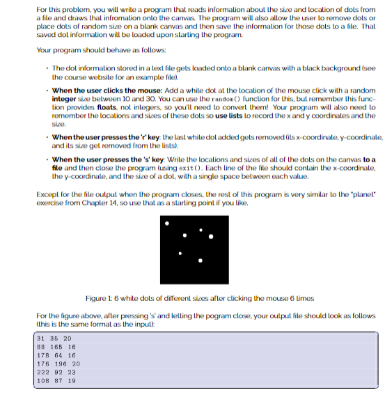 Solved Write the code on processing in python. DO NOT use | Chegg.com