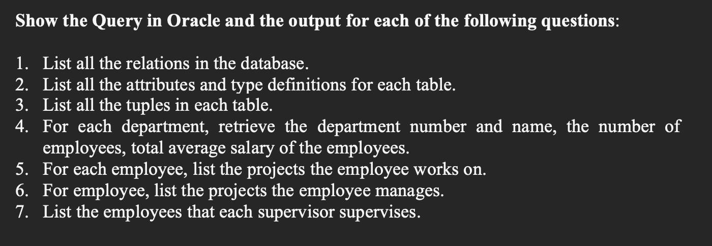 Solved 1. Design a Data Base using the requirements | Chegg.com