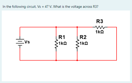 Solved What is the total circuit current in the following | Chegg.com