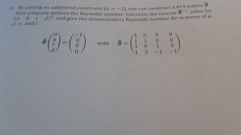Solved By adding an additional constraint (a -1), one can | Chegg.com