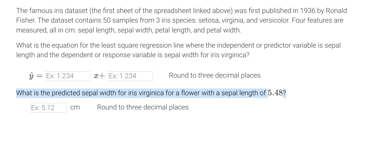 Solved \table[[f^(x),Sepal lengt,,,,],[,A,B,C,D,E],[1,Sepal | Chegg.com