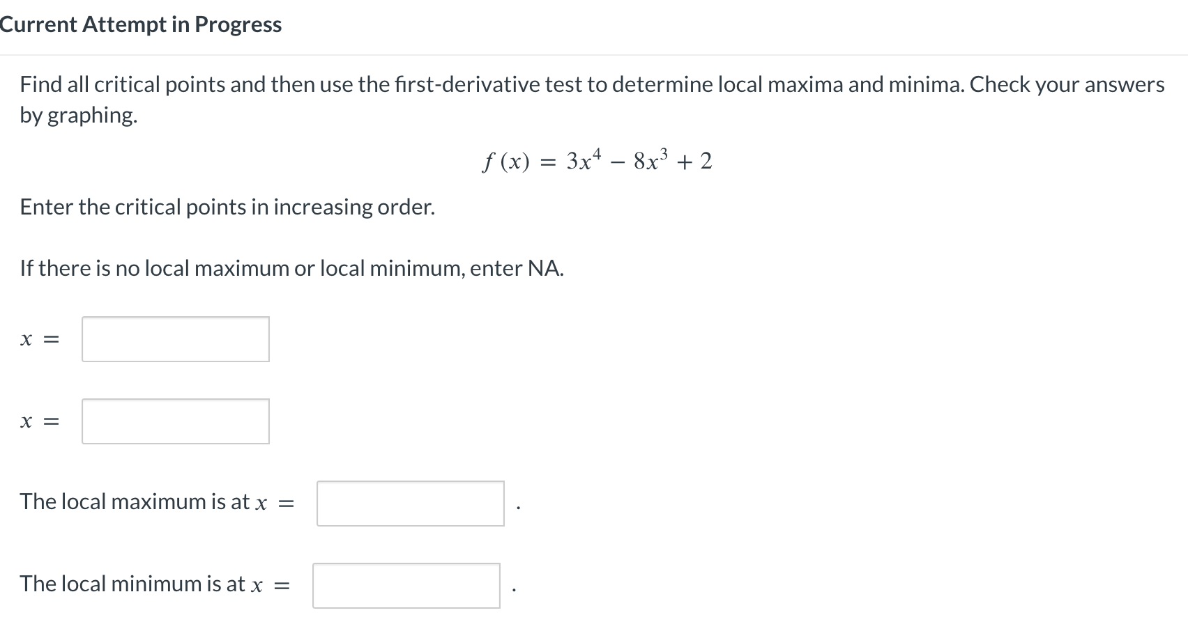Solved Find all critical points and then use the | Chegg.com