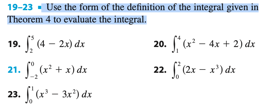Solved 19-23 - Use the form of the definition of the | Chegg.com