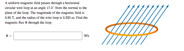 Solved A uniform magnetic field passes through a horizontal | Chegg.com