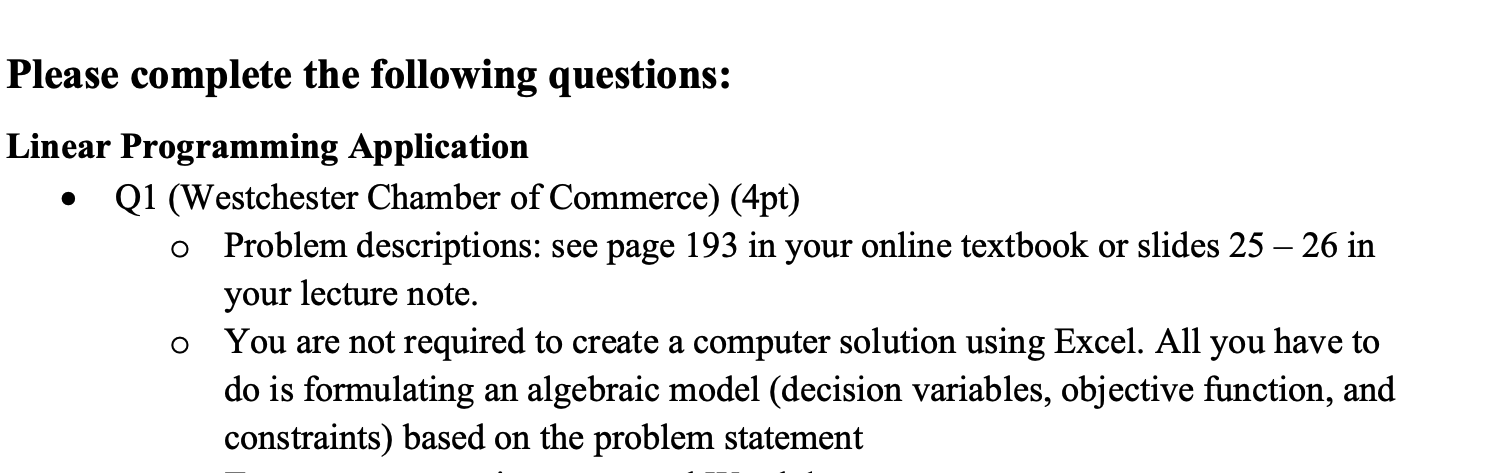 Solved Please complete the following questions: Linear | Chegg.com