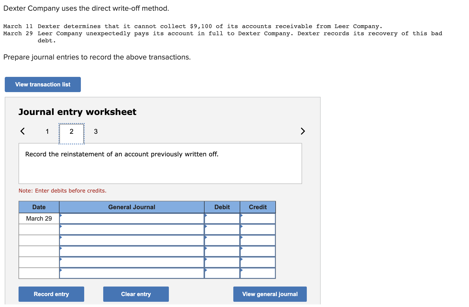 solved-dexter-company-uses-the-direct-write-off-method-chegg