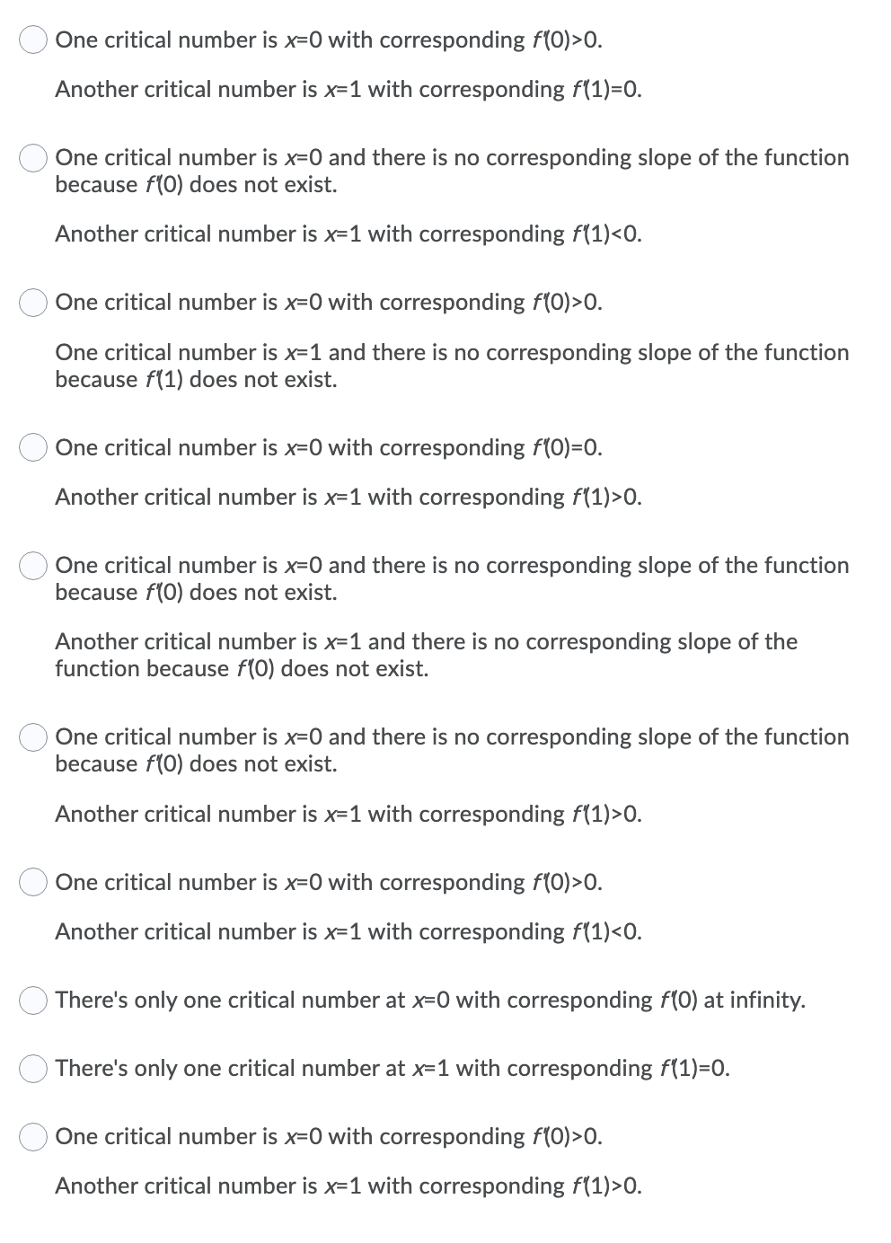 Solved From the graph below, observe any critical number(s), | Chegg.com