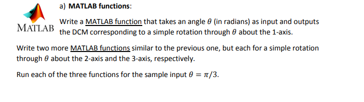 Solved a) MATLAB functions: Write a MATLAB function that | Chegg.com
