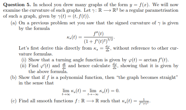 Solved Question 2. The osculating circle. A unit speed | Chegg.com