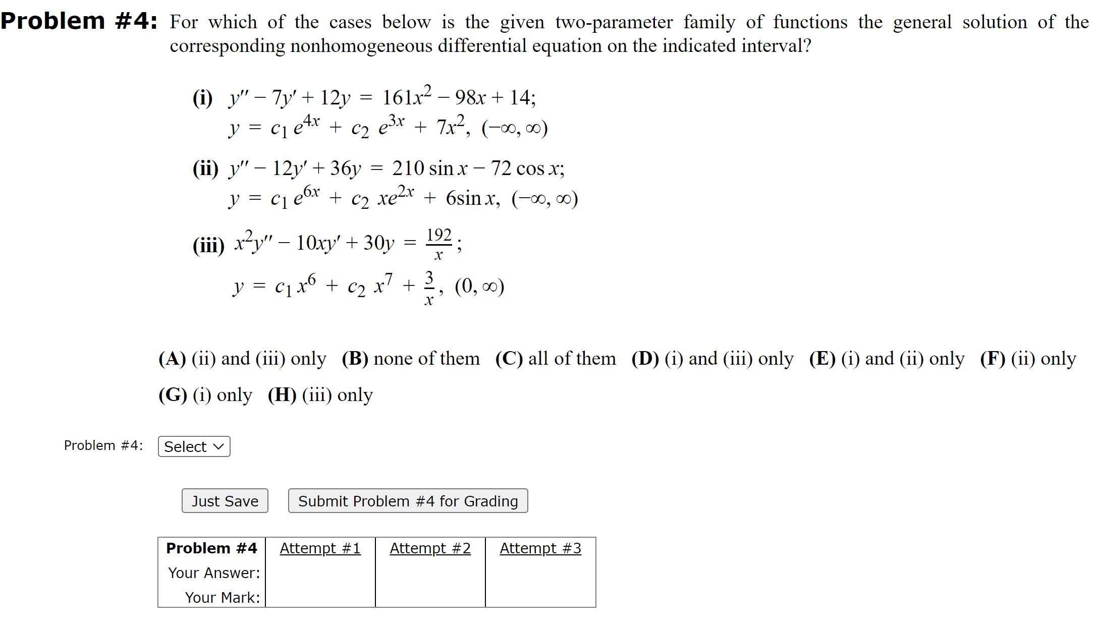 Solved REFER TO THE IMAGE FOR BETTER QUALITY!Problem #4: For | Chegg.com