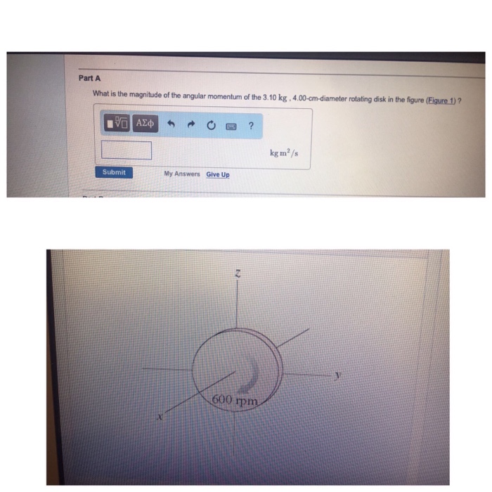 Solved What is the magnitude of the angular momentum of the | Chegg.com