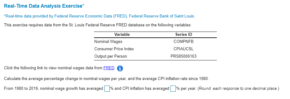 Real-Time Data Analysis Exercise* *Real-time data | Chegg.com