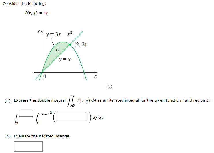 Solved Consider the following. f(x,y)=x+y (a) Express the | Chegg.com