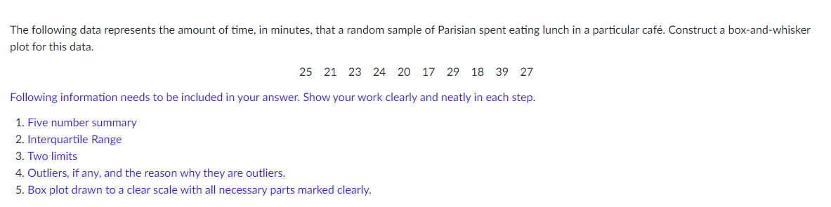 Solved plot for this data. 25212324201729183927 Following | Chegg.com