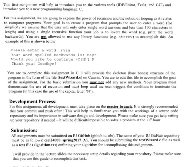 Solved This first assignment will help to introduce you to | Chegg.com