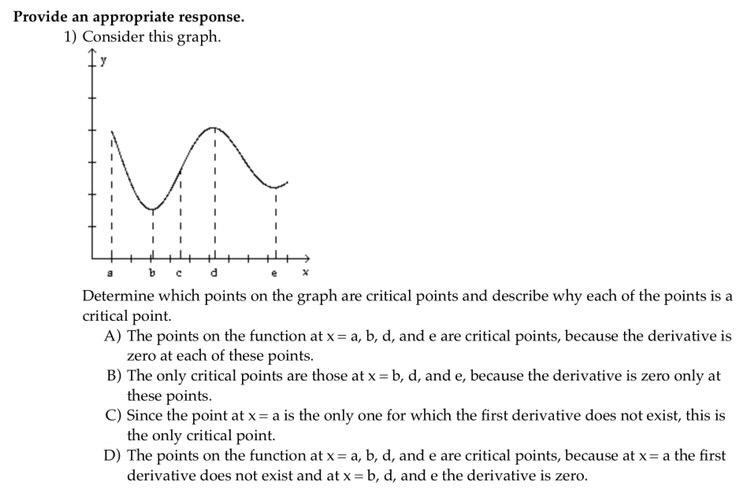 Solved Provide an appropriate response. 1) Consider this | Chegg.com