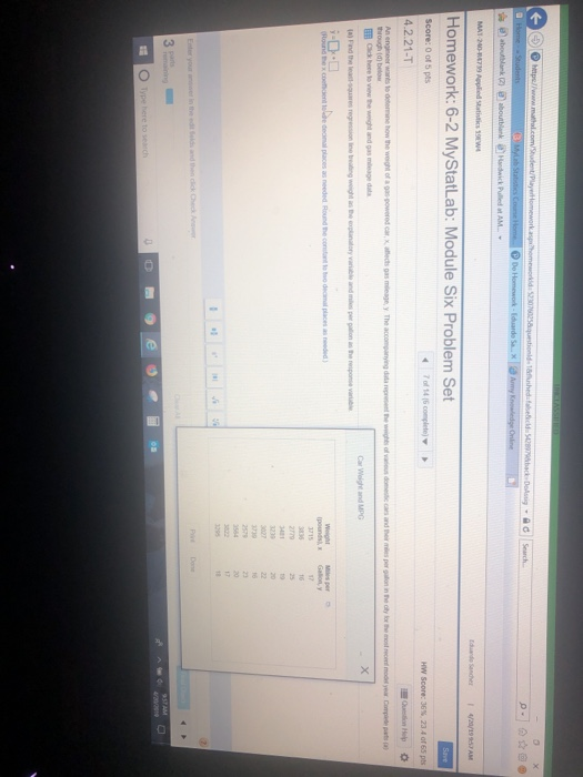 Solved Homework: 6-2 MyStatLab: Module Six Problem Set | Chegg.com Solved Homework: 6-2 MyStatLab: Module Six Problem Set | Chegg.com