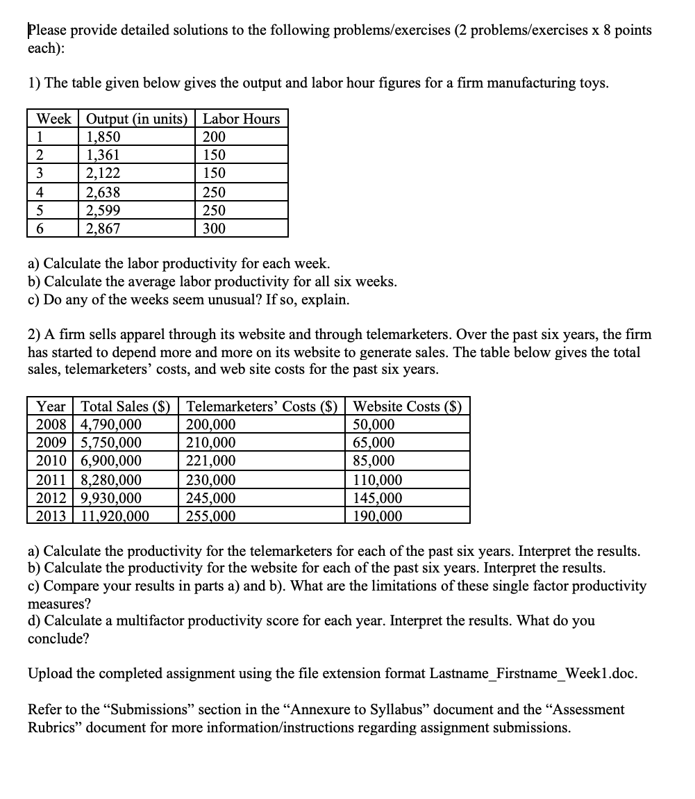 Solved Please provide detailed solutions to the following | Chegg.com