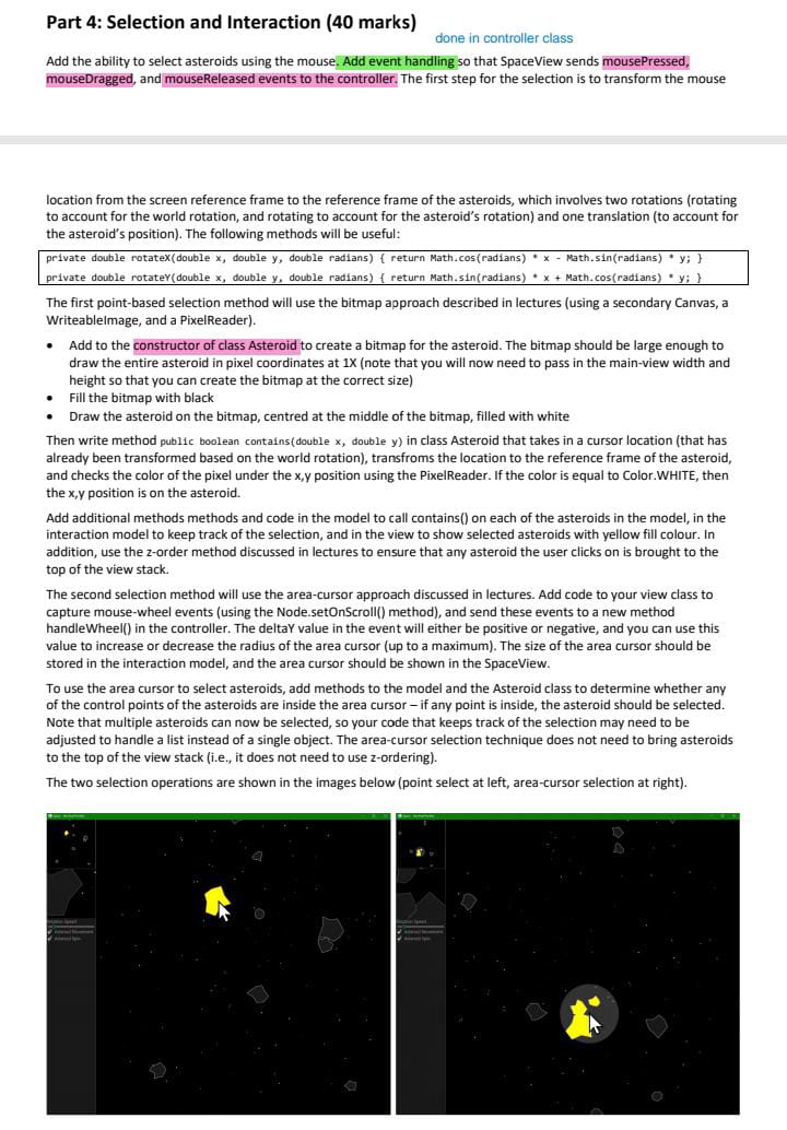 Solved Notes for the selection operations: - Selected | Chegg.com